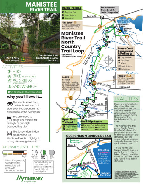 Hiking the Loop: Manistee River Trail & North Country Trail Loop ...